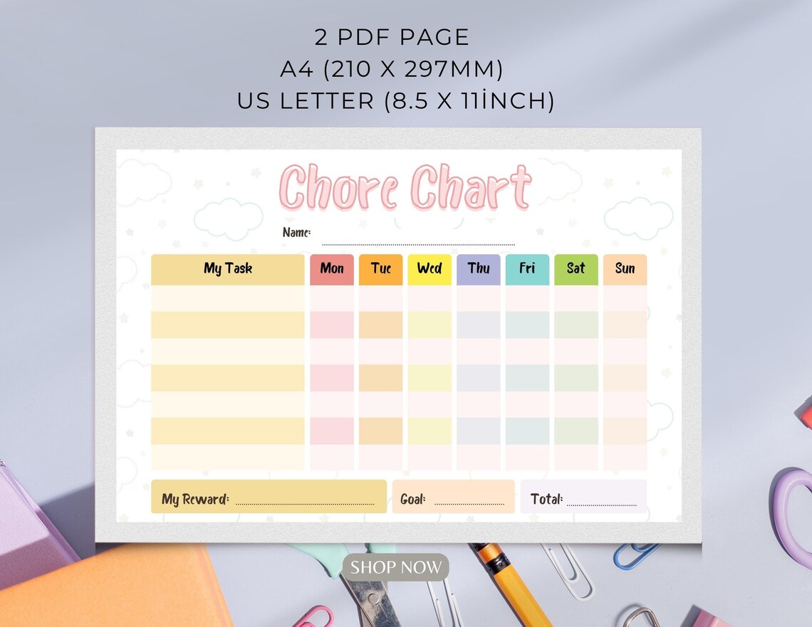 School Planner Kids Daily Journal Printable Kids Activity - Etsy