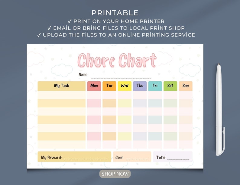 School Planner Kids Daily Journal Printable Kids Activity - Etsy