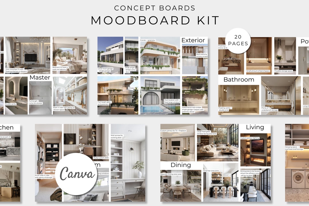 Concept Boards Moodboard Kit, Home Design Ideas, Interior Design ...