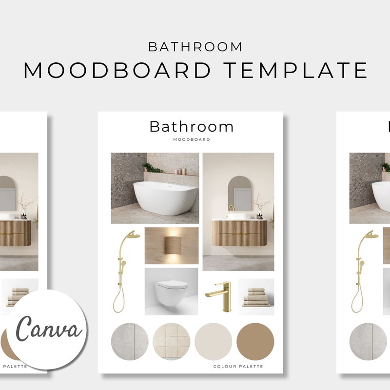 Small bathroom mood board - Etsy.de