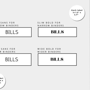 Printable Binder Labels, Binder Covers, Binder Spines, File System ...