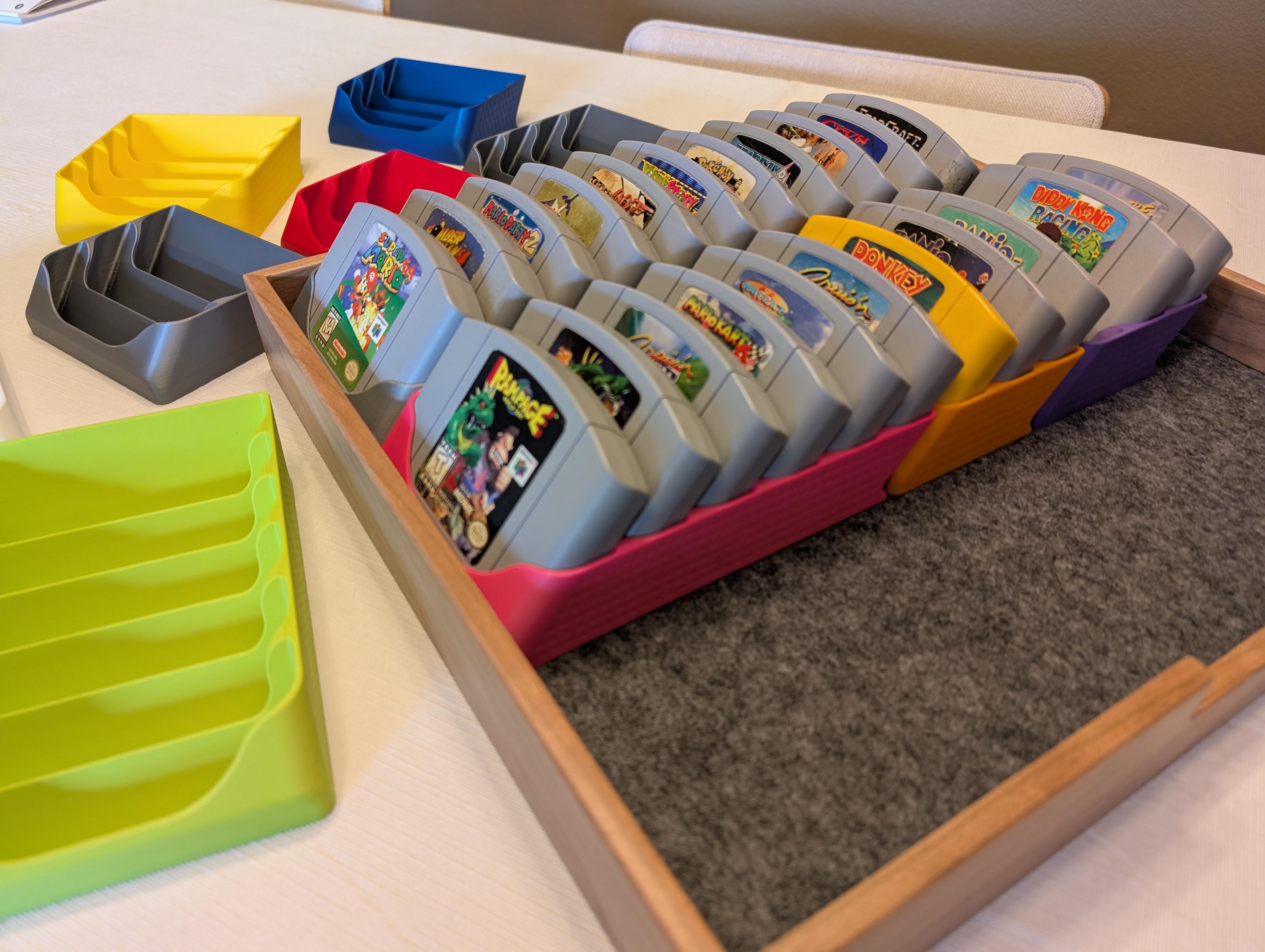 N64 Game Cartridge Anti Dust Storage Display Holder V2 - Etsy