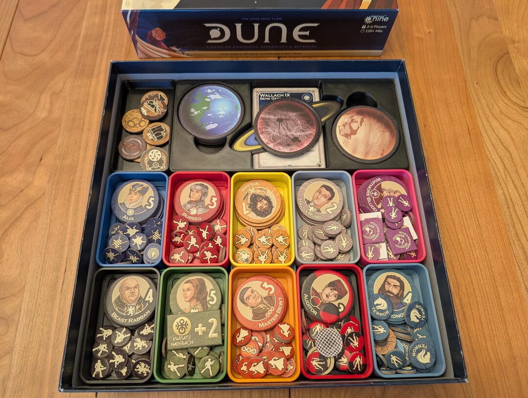 Dune GF9 Game Organizer - Fits All Expansions - Etsy