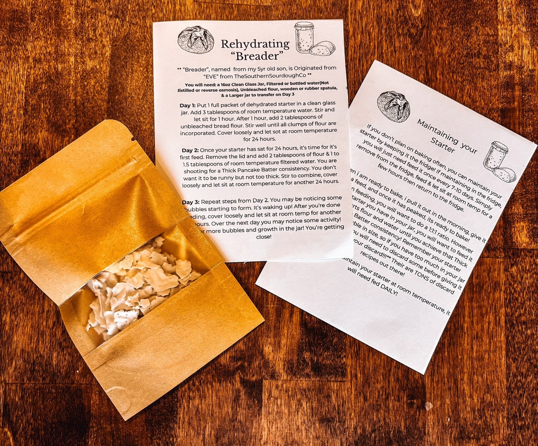 Dehydrated Sourdough Starter - Etsy