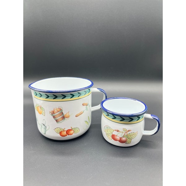 French Enamelware Pitcher - Etsy