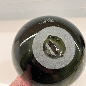 Dan Edler Signed Handblown Art Glass Vase - Ombre Style From Cobalt ...