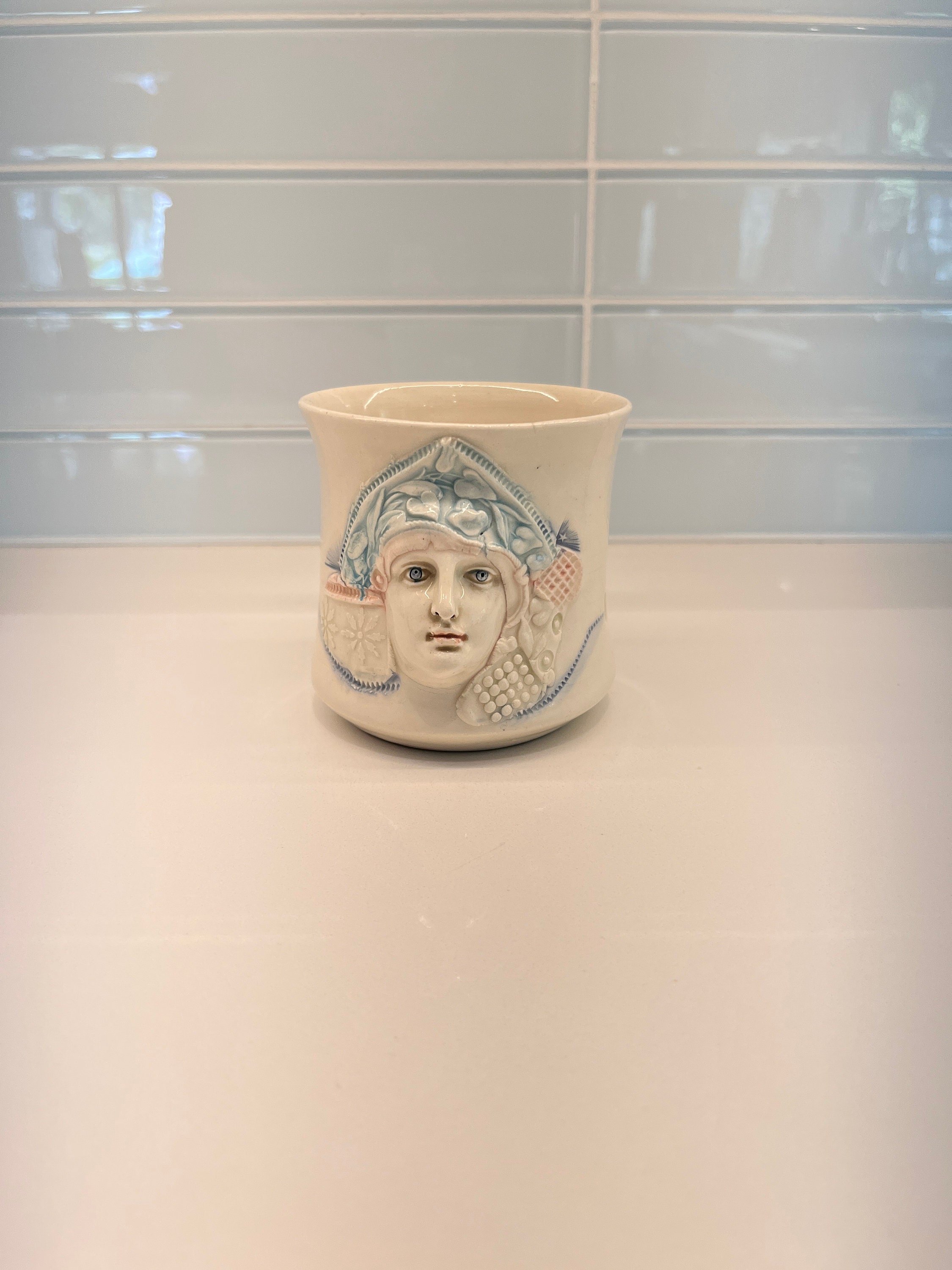 RARE Vintage Tacoma Art Pottery David Keyes Signed & Stamped Mug 3-D ...