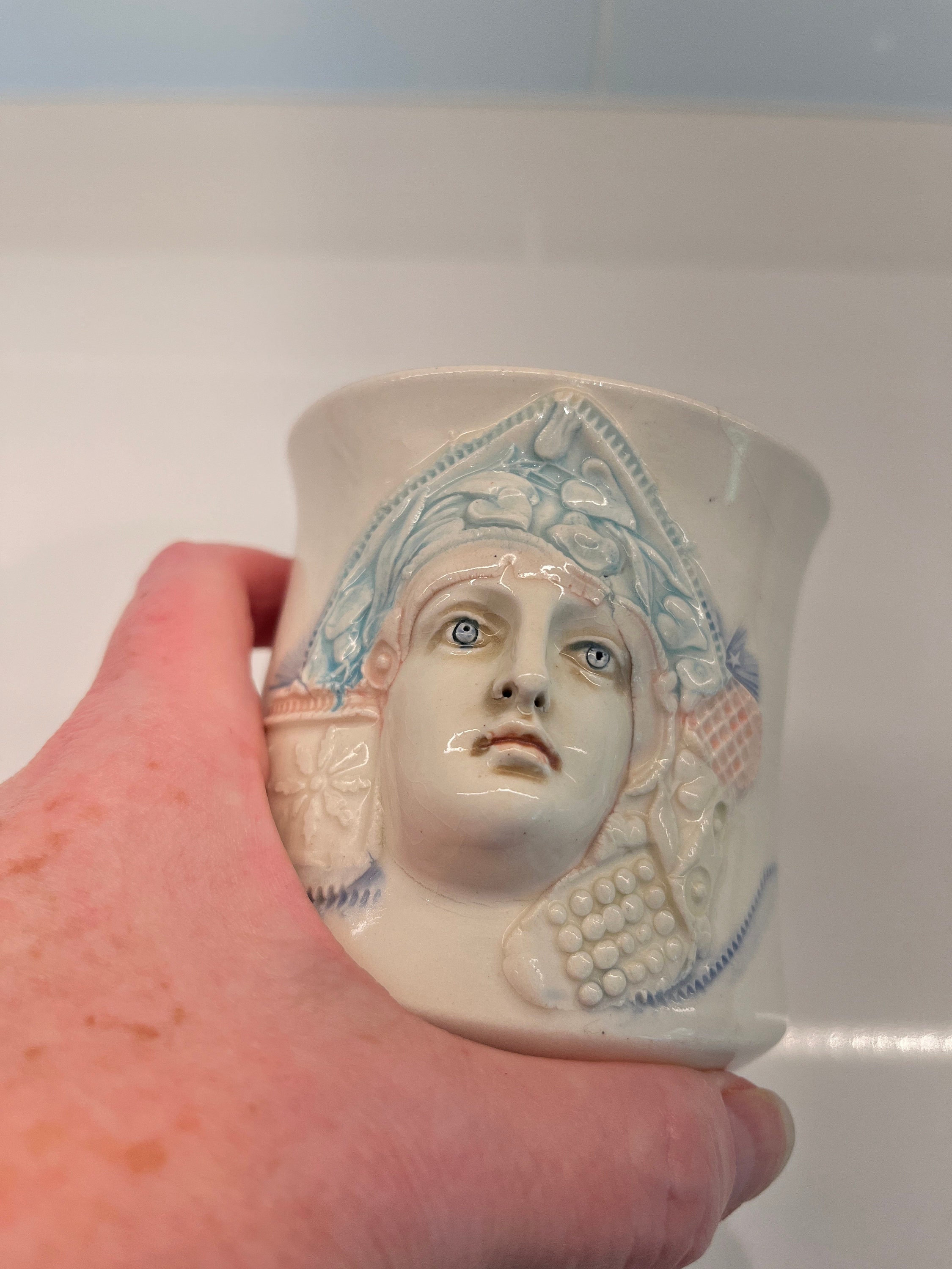 RARE Vintage Tacoma Art Pottery David Keyes Signed & Stamped Mug 3-D ...