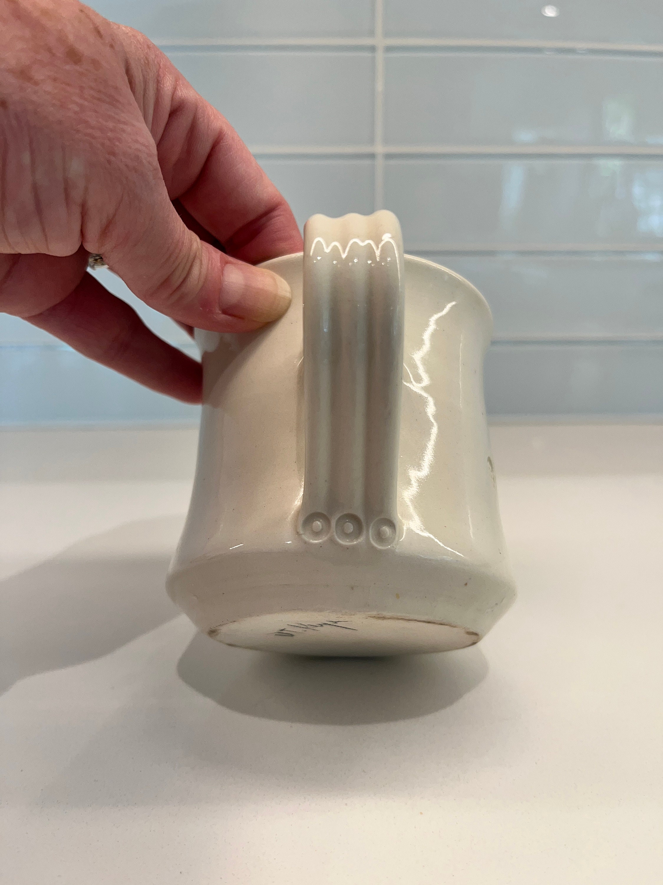 RARE Vintage Tacoma Art Pottery David Keyes Signed & Stamped Mug 3-D ...