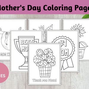 Mother's Day Bundle, Mother's Day Printable, Mother's Day Games, Happy ...