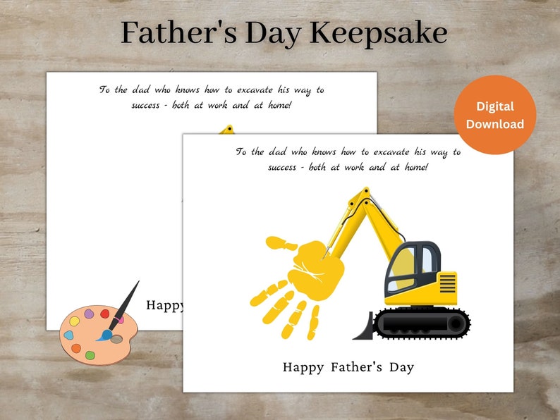 Father's Day Craft for Kids, Fathers Day Handprint Craft, Fathers Day ...