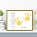 Handprint Art Craft / Daddy Dad Poem / Father's Day / Kids Baby Toddler ...