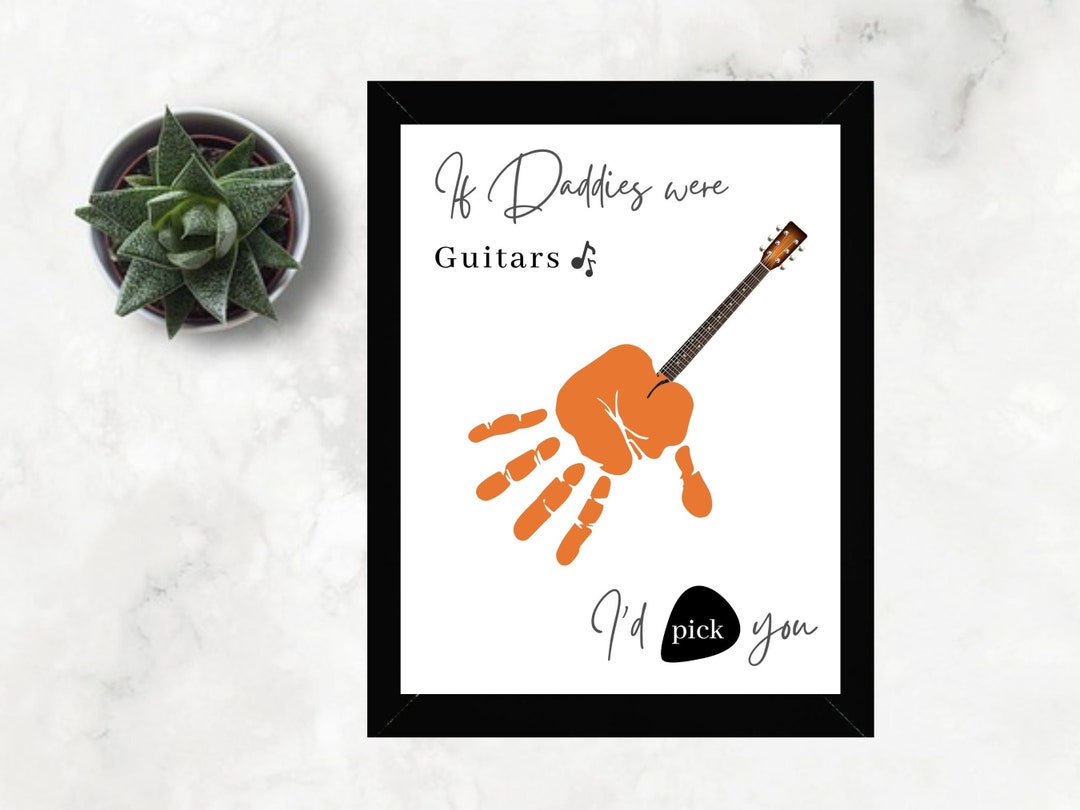 Father's Day Music Printable Kids' Handprint Keepsake Teacher and ...