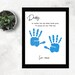Daddy's Little Girl/boy, Little Boys/little Girls, Handprint Art,gift ...