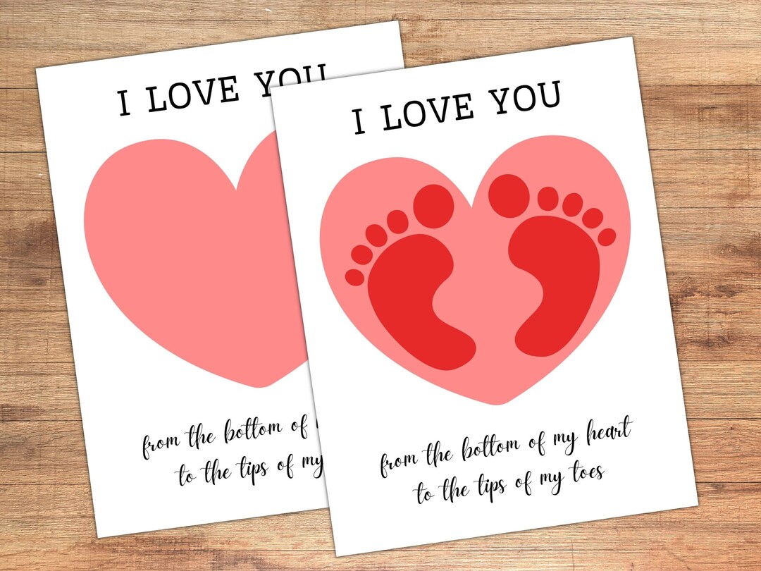 Printable Handprint/footprint Art | Mother's Day/ Father's Day Day ...