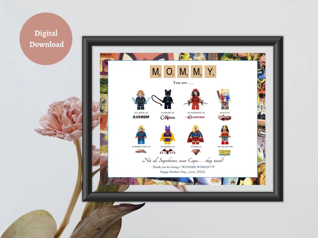 Personalized Mother's Day, Birthday, Mom You Are My Superhero, Gifts ...