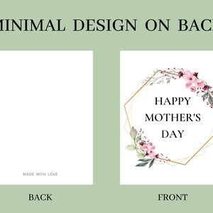 Happy Mother's Day Printable Card / Instant Download PDF / Card ...