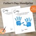 Daddy's Little Girl/boy, Little Boys/little Girls, Handprint Art,gift ...