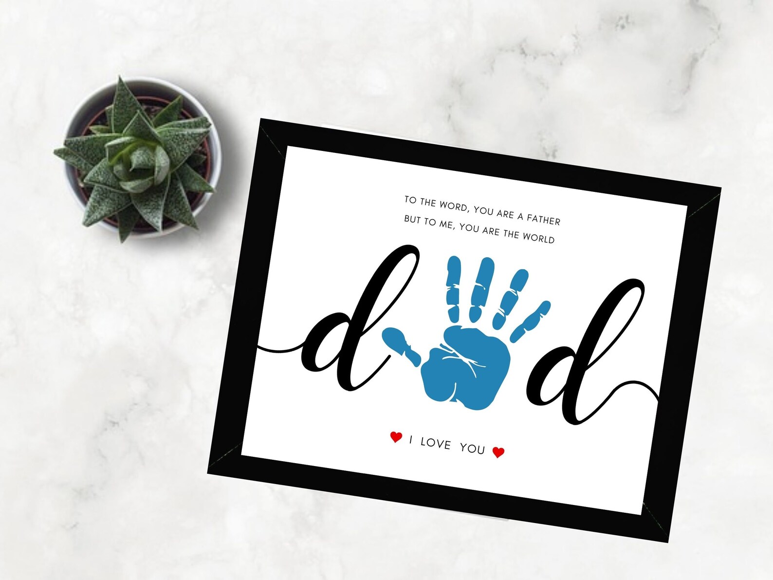 Fathers Day Handprint Craft Printable, Fathers Day Handprint Art ...
