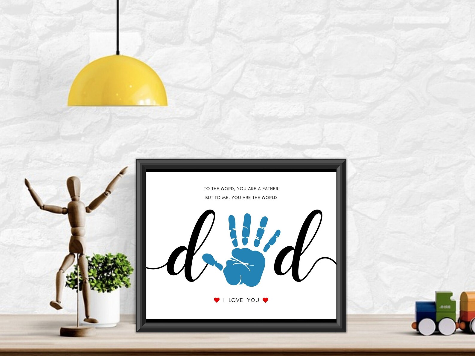 Fathers Day Handprint Craft Printable, Fathers Day Handprint Art ...