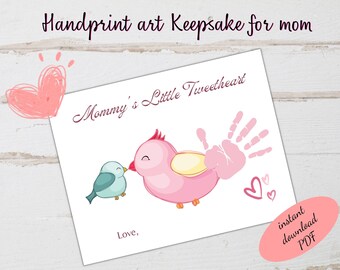 World Greatest Mother Hands Down Handprint Art Mothers Day Craft for ...