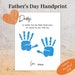 Daddy's Little Girl/boy, Little Boys/little Girls, Handprint Art,gift ...