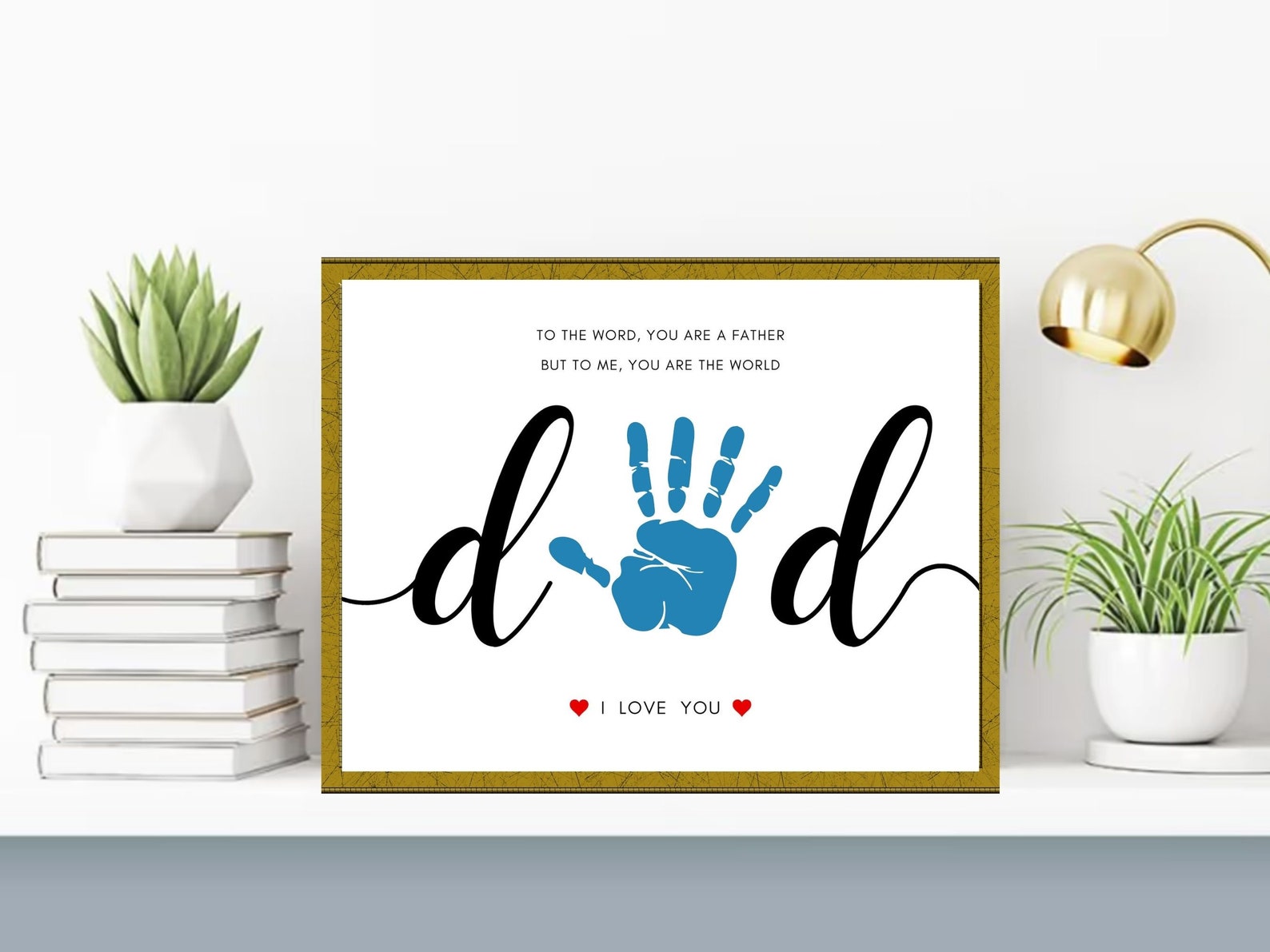 Fathers Day Handprint Craft Printable, Fathers Day Handprint Art ...