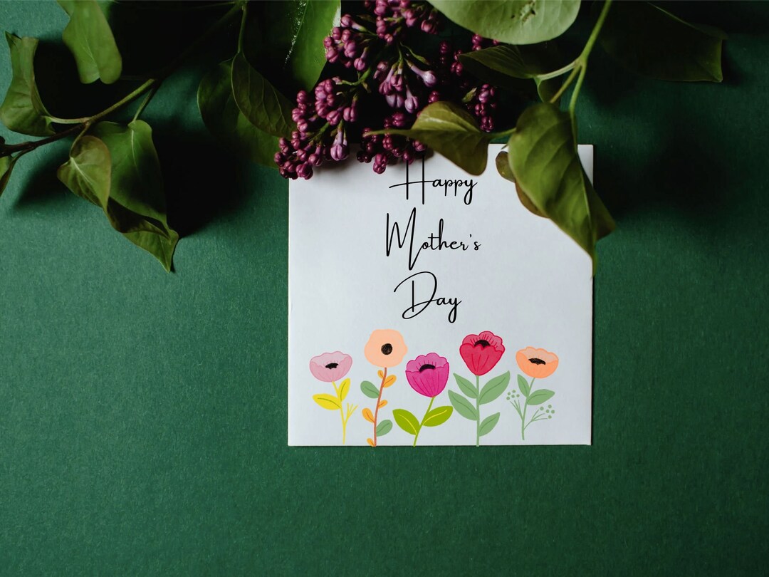 Happy Mother's Day Printable Card / Instant Download PDF / Card ...