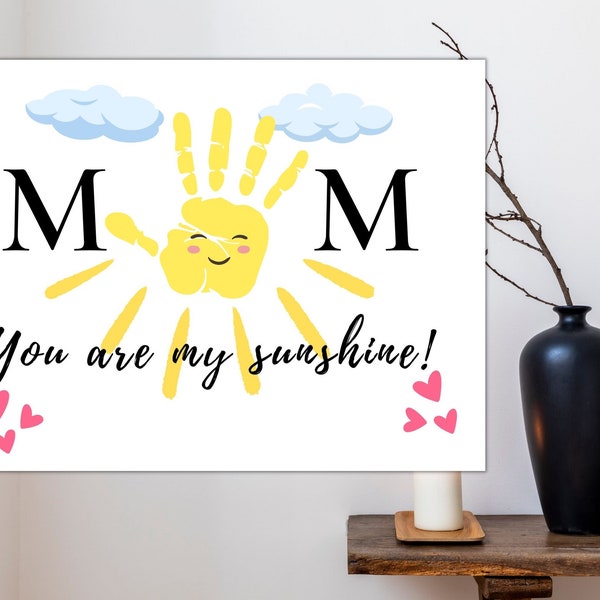 You Are My Sunshine Handprint - Etsy