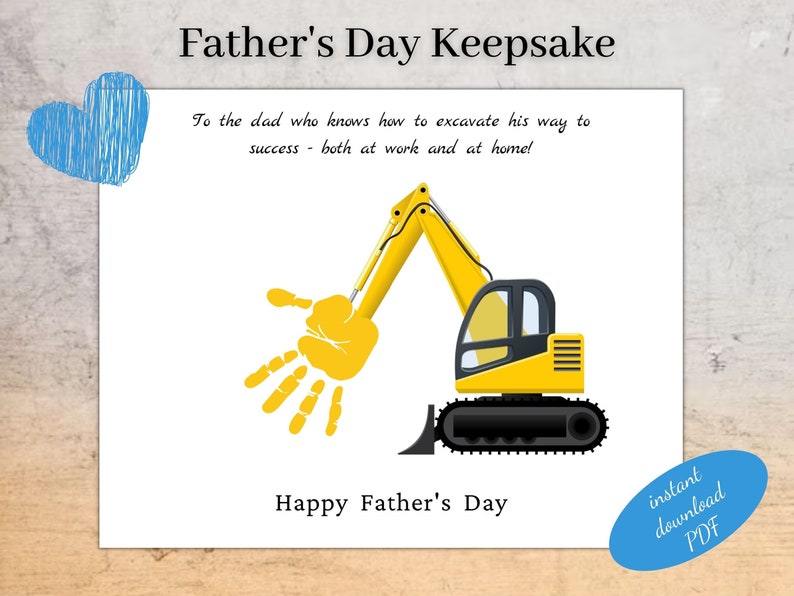 Father's Day Craft for Kids, Father’s Day Handprint Craft, Father’s Day ...