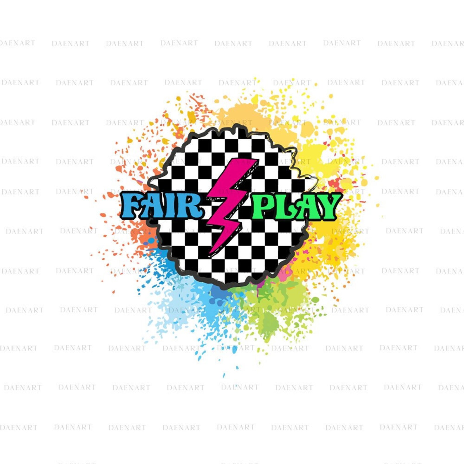 Fair Play Game Png, Checkers Png, Race Png, Lightning Png ,sublimation ...