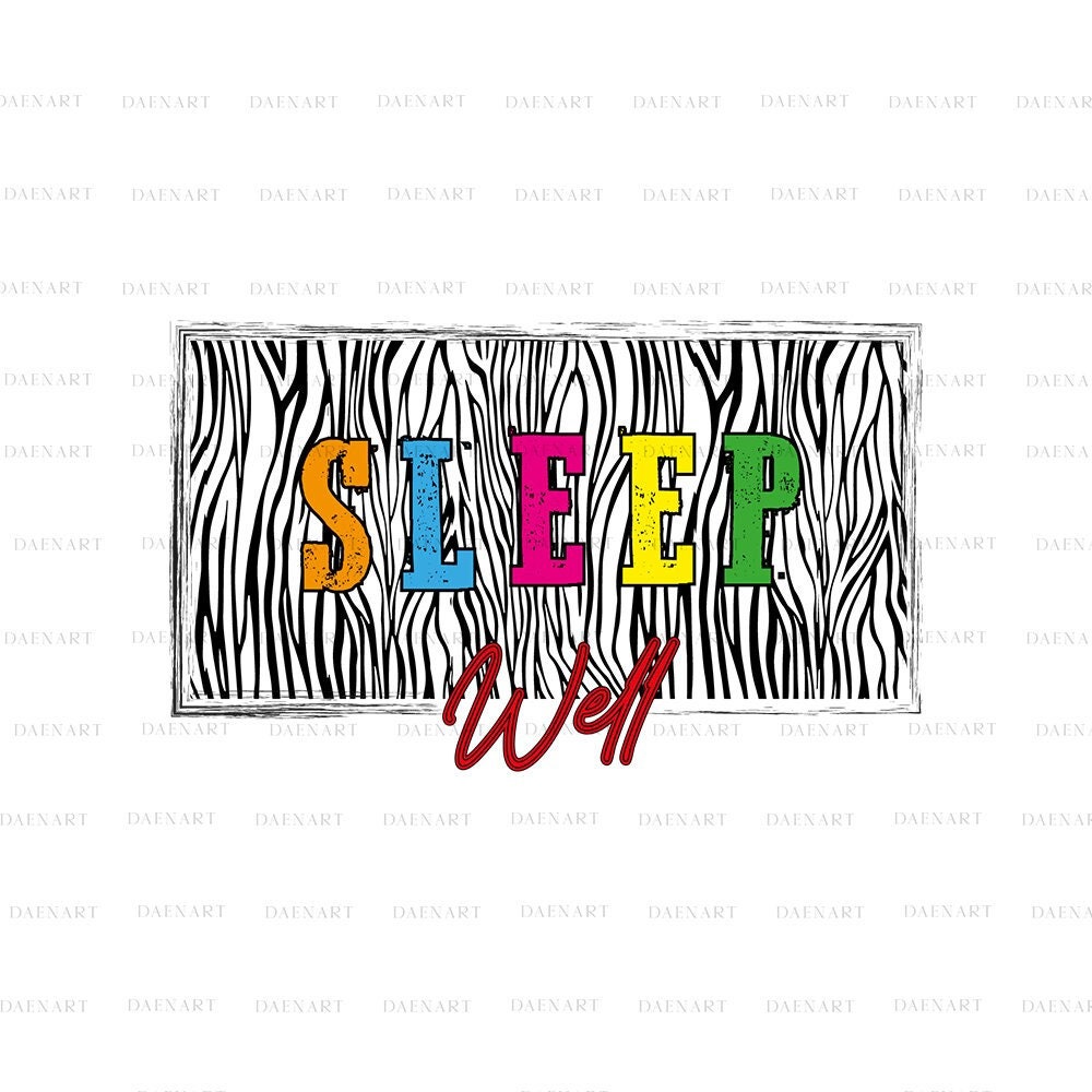 Sleep Well Png , Sleep Png , Sublimation Png, Illustration ...