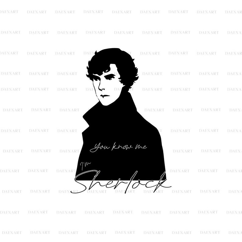 Sherlock Sublimation Png Svg Sublimation Design Instant - Etsy