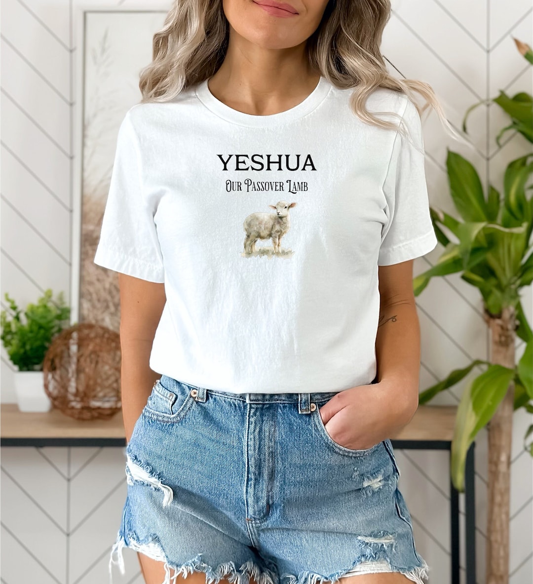 Yeshua Our Passover Lamb Shirt Passover Tshirt Christian Tshirt Yeshua ...