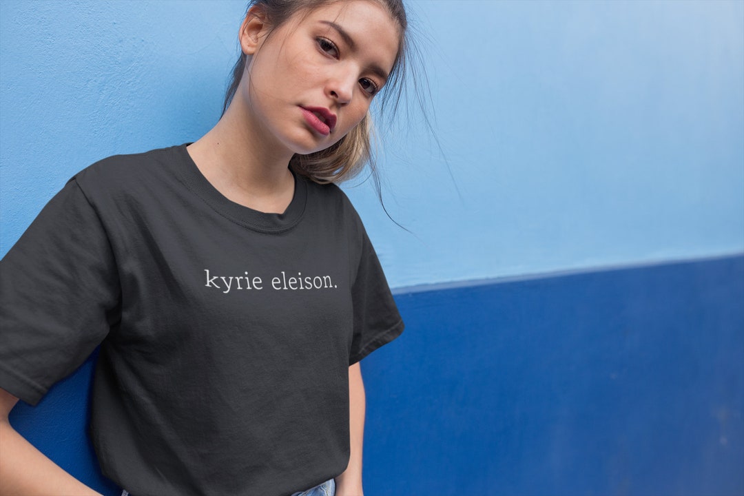 Kyrie Eleison T-shirt Catholic Confirmation Gift for Traditional ...