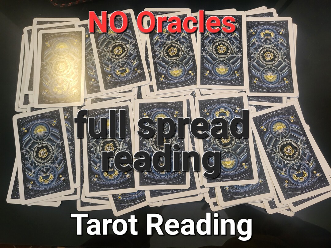 Full Spread Tarot Reading(no Oracles) - Etsy