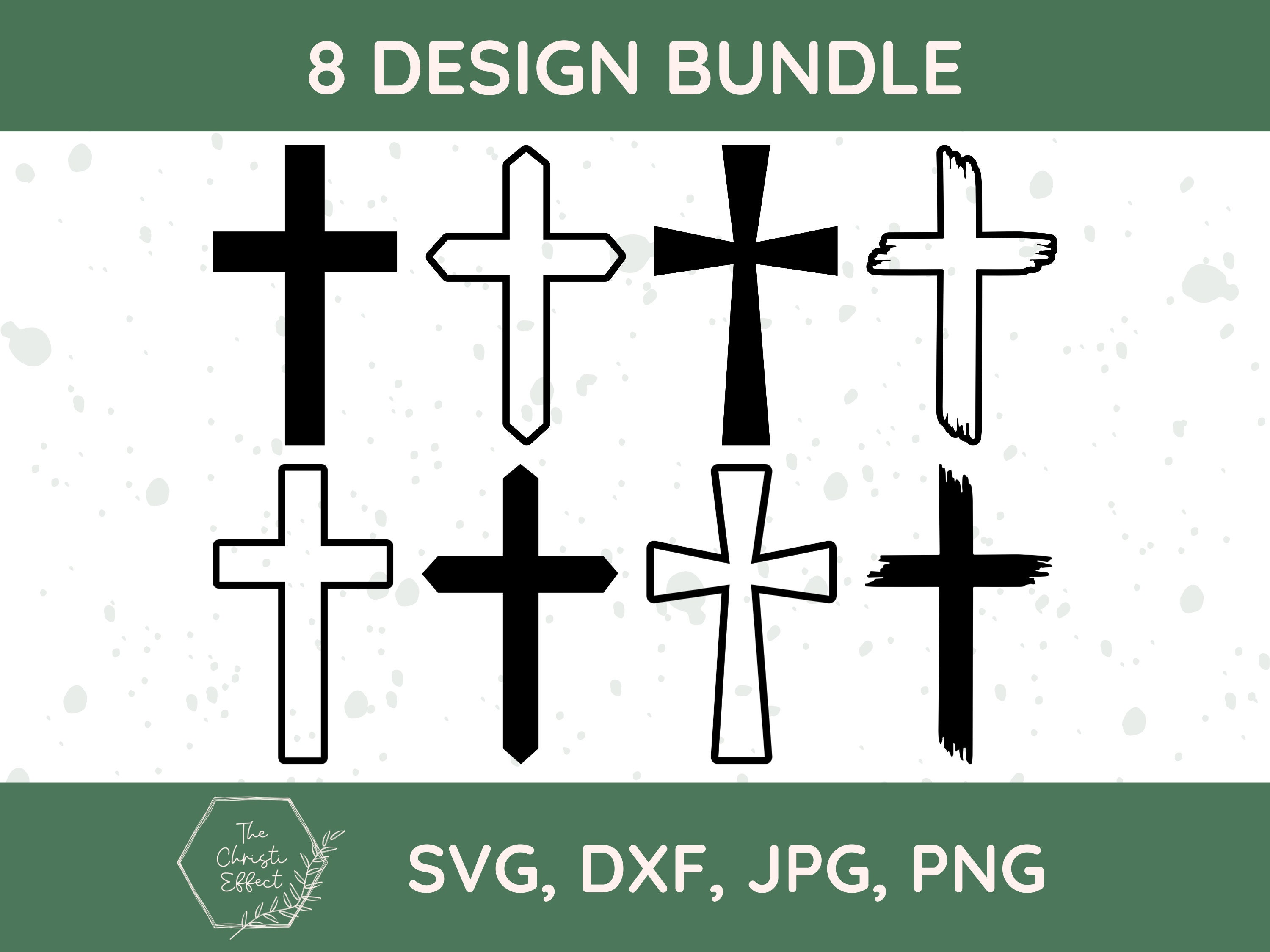 Cross Bundle SVG PNG JPG, Christian Svg, Bible Verse Svg, Cross Svg ...
