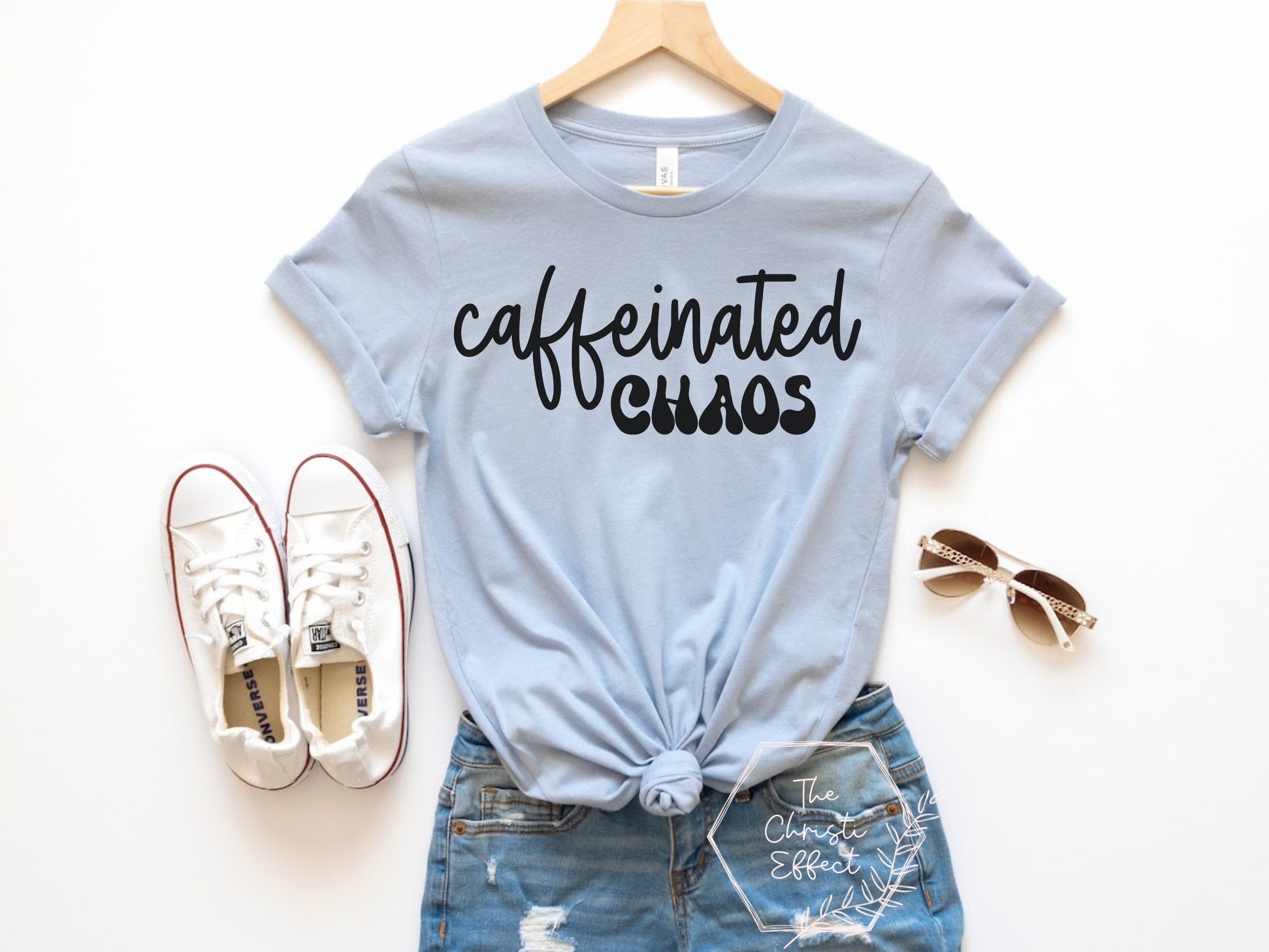 Caffeinated Chaos SVG PNG JPG, Coffee Svg, Caffeine Svg, Coffee Beans ...