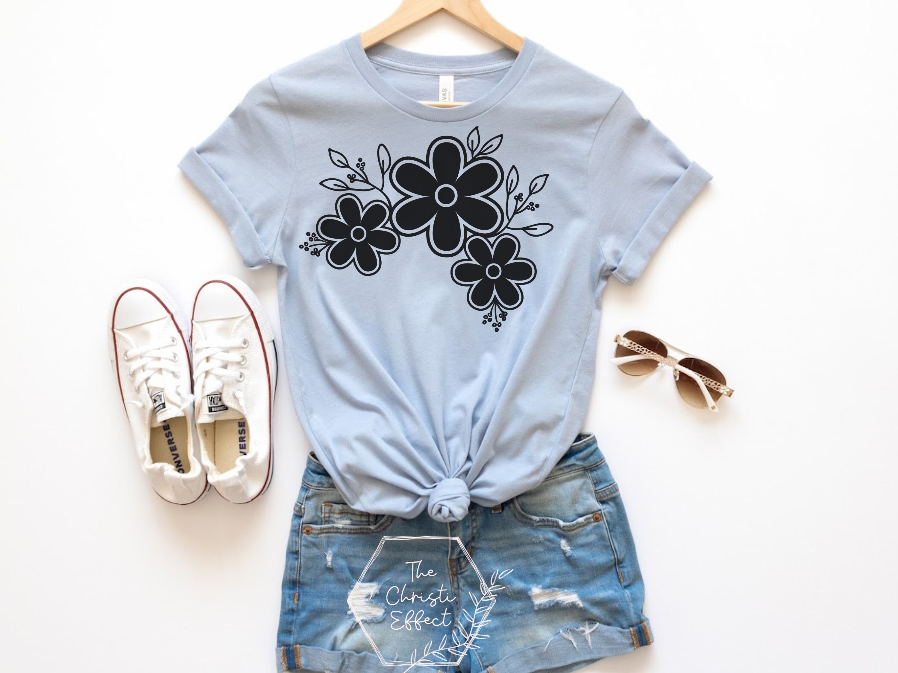 Floral Cluster SVG PNG JPG, Plant Lover Svg, Flower Svg, Leaf Svg ...