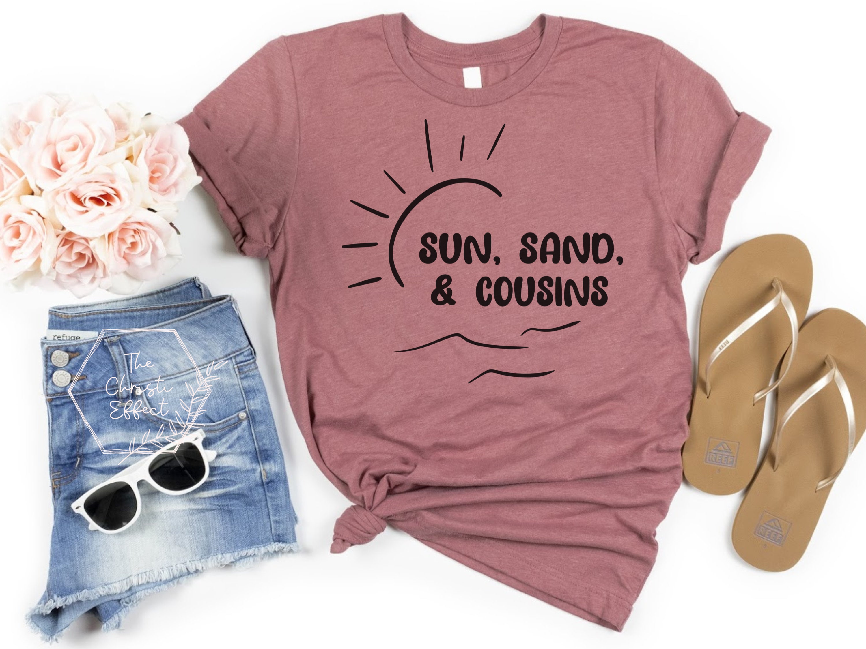 Sun Sand and Cousins SVG PNG JPG, Vacation Svg, Vacay Svg, Girls Trip ...