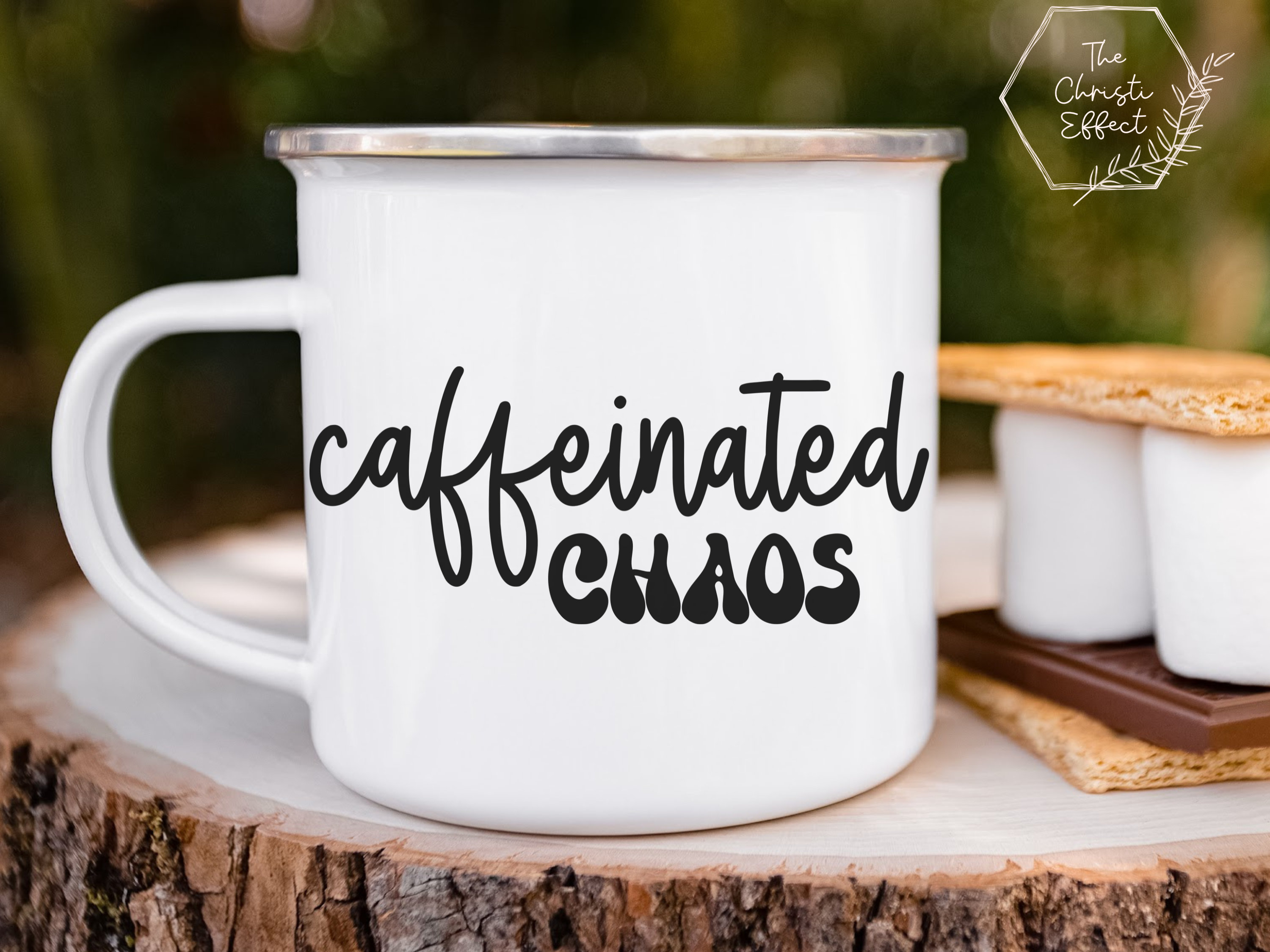 Caffeinated Chaos SVG PNG JPG, Coffee Svg, Caffeine Svg, Coffee Beans ...