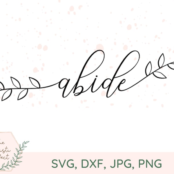 Abide - Etsy
