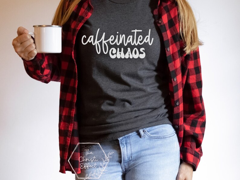 Caffeinated Chaos SVG PNG JPG, Coffee Svg, Caffeine Svg, Coffee Beans ...