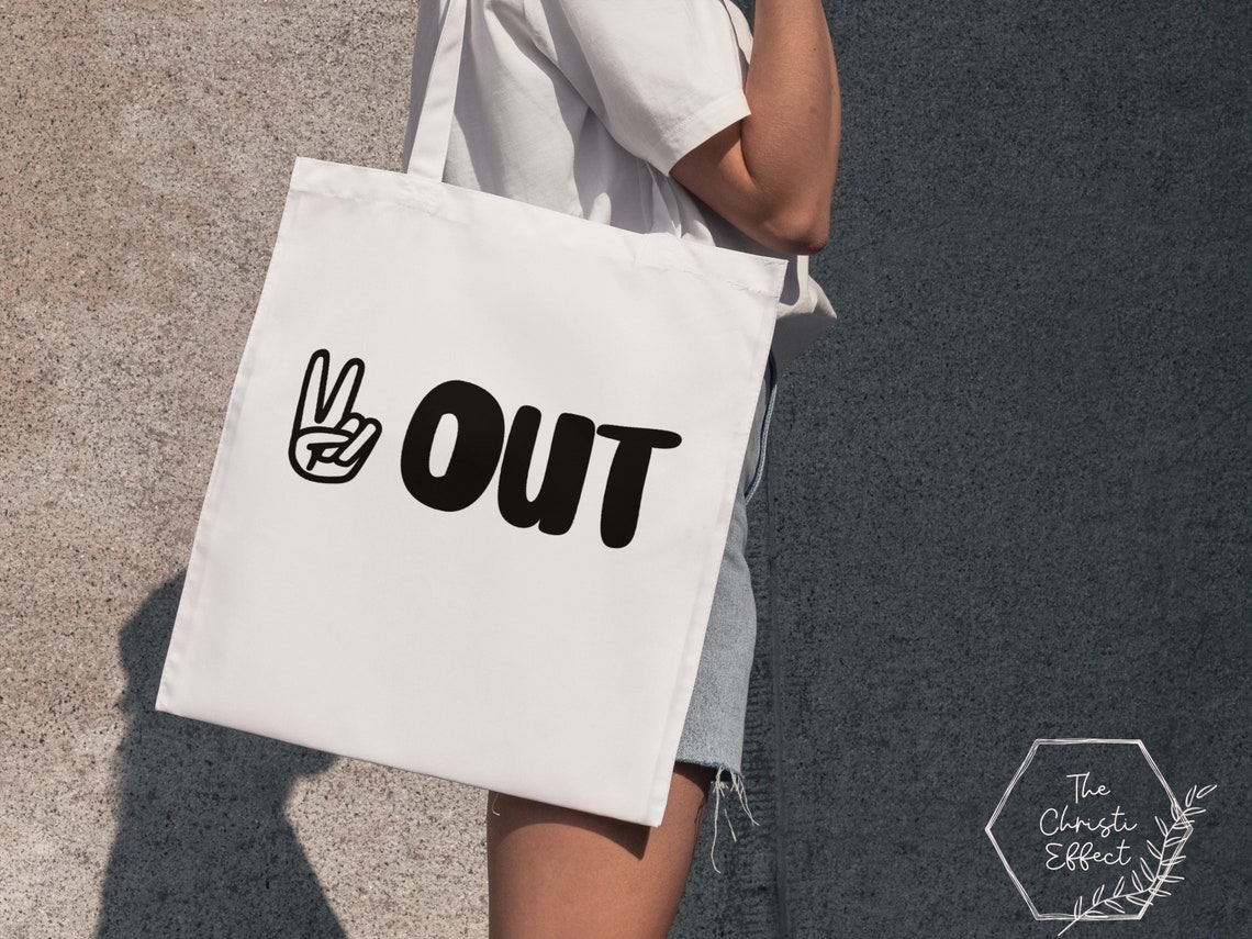 Peace Out SVG PNG JPG, Peace Sign Svg, Boho Svg, Retro Svg, Positive ...