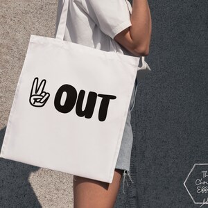 Peace Out SVG PNG JPG, Peace Sign Svg, Boho Svg, Retro Svg, Positive ...