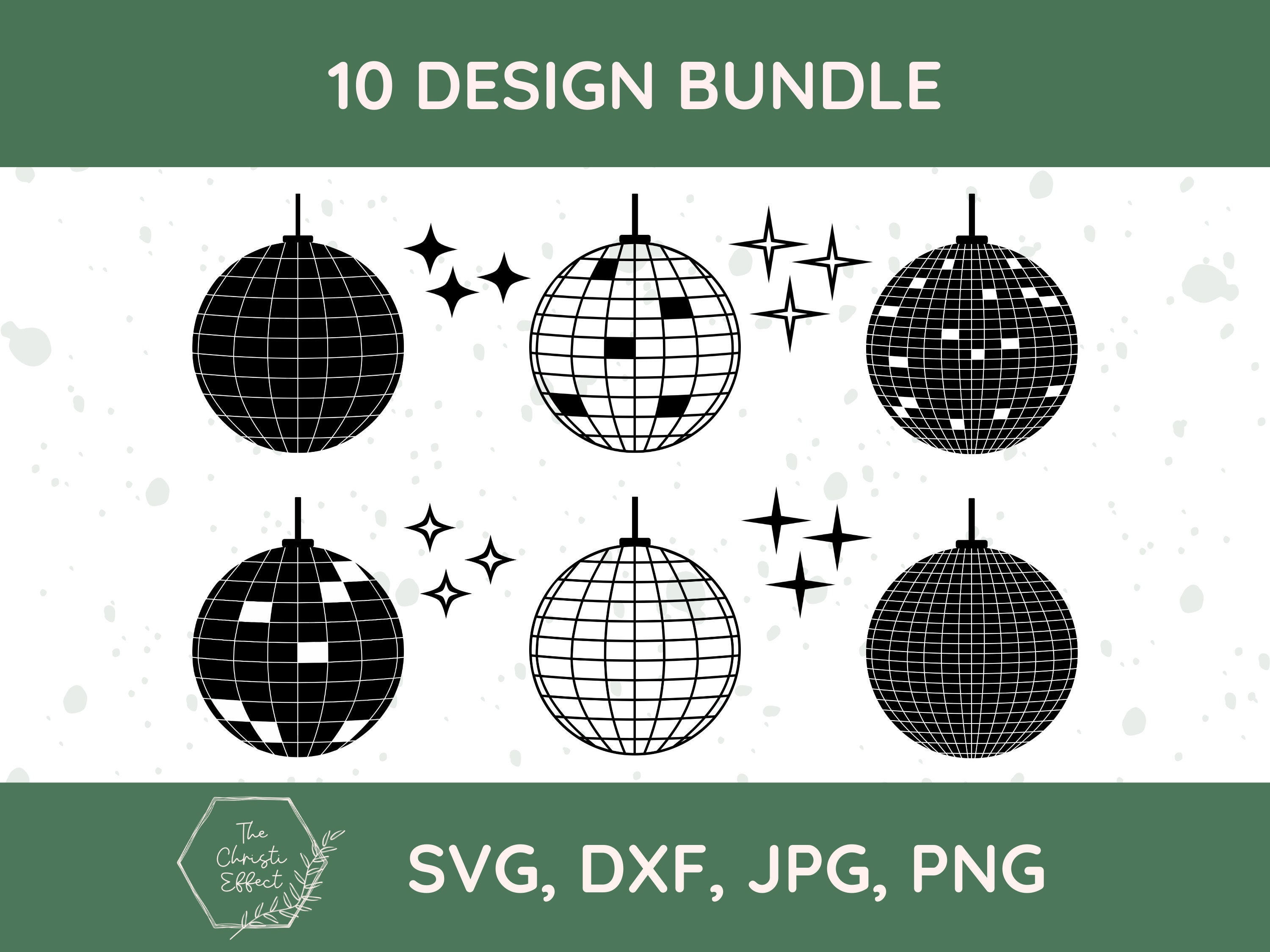 Disco Ball Bundle SVG PNG JPG, Groovy Svg, Sparkle and Shine Svg, Dance ...