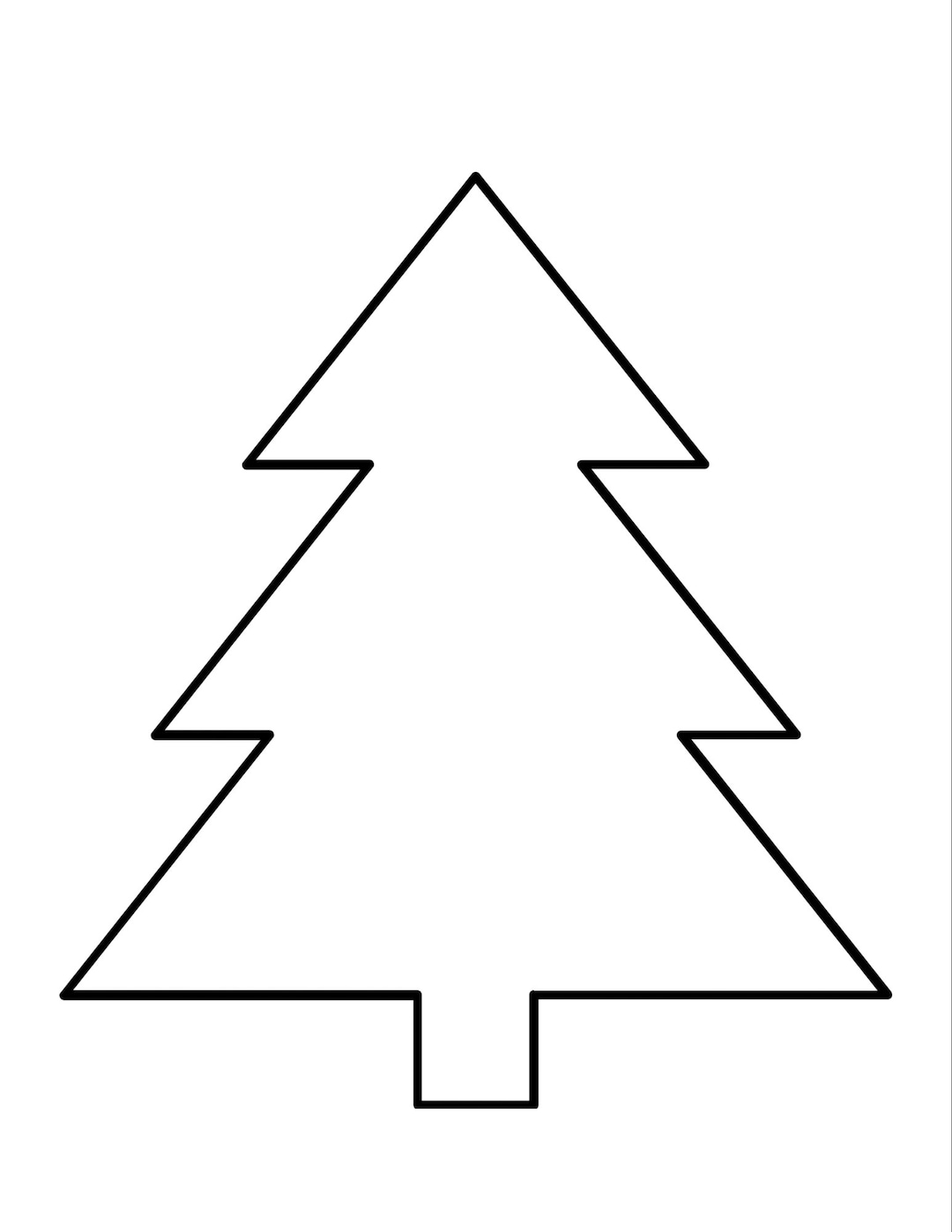 Weihnachtsbaum Ausmalen DIY Kleinkind Kinder Basteln - Etsy.de