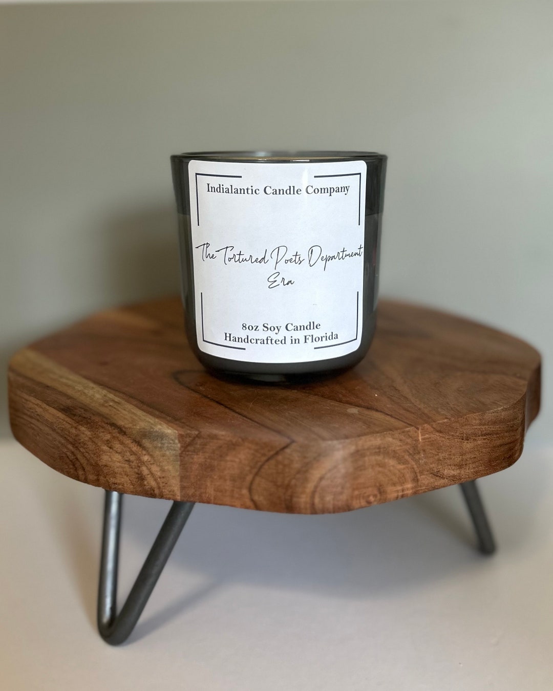 The Tortured Poets Department TTPD Era Woodwick 8oz Soy Candle - Etsy