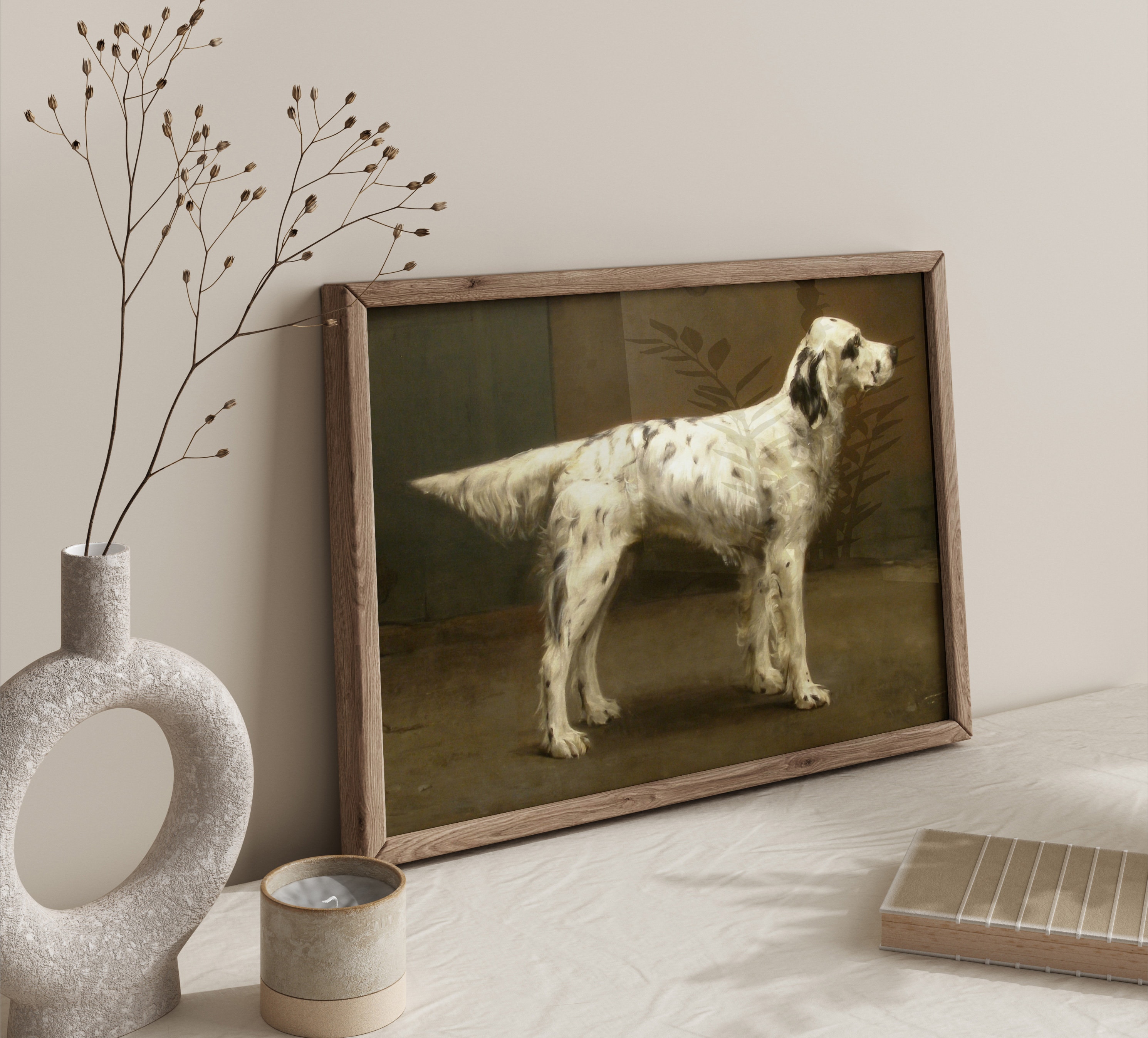 Vintage Dogs Gallery Wall Set of 9, Dogs Prints, Antique Dog Wall Art, Dog Portraits, Dog Art ...