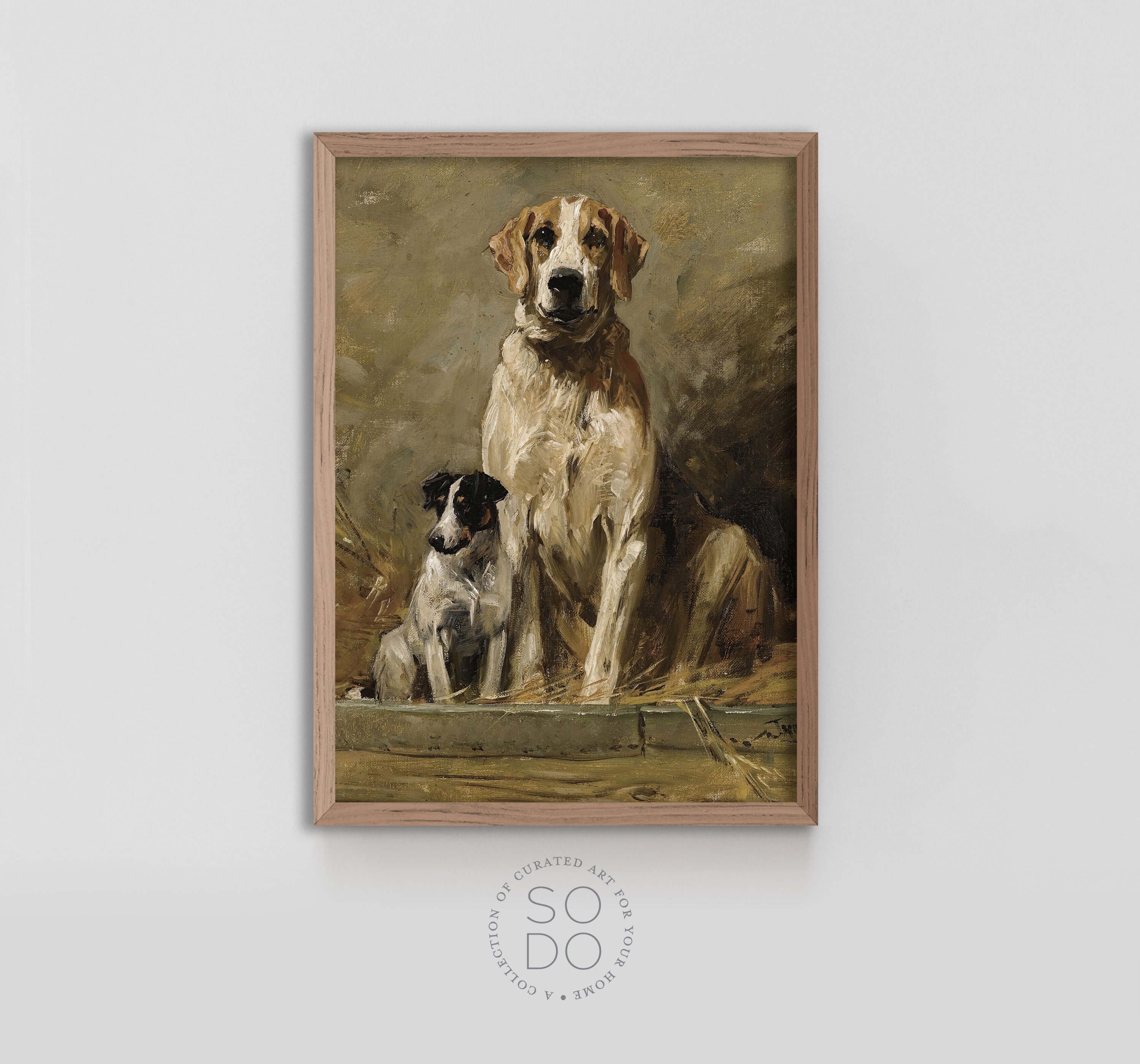 Vintage Dogs Gallery Wall Set of 9, Dogs Prints, Antique Dog Wall Art ...